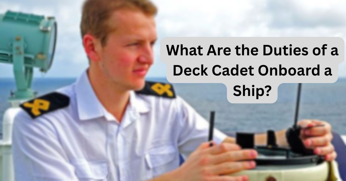 What Are the Duties of a Deck Cadet Onboard a Ship?